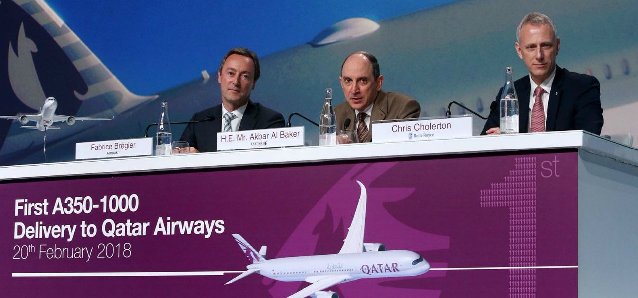 Qatar Airways Takes Delivery of the World’s First Airbus A350-1000 ...