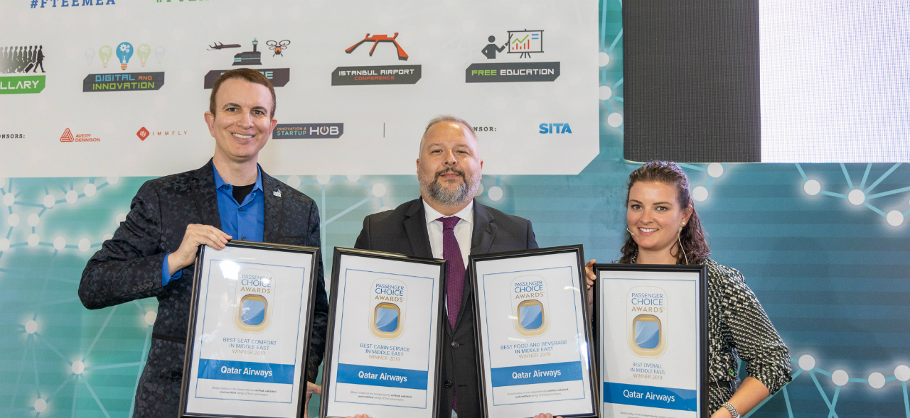 Qatar Airways Wins Four 2019 APEX Passenger Choice Awards | Qatar Airways