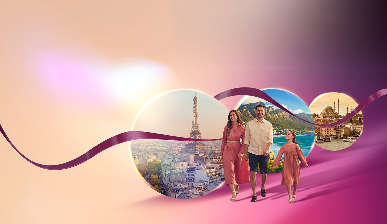 Book Flights - Book & Fly from Qatar | Qatar Airways