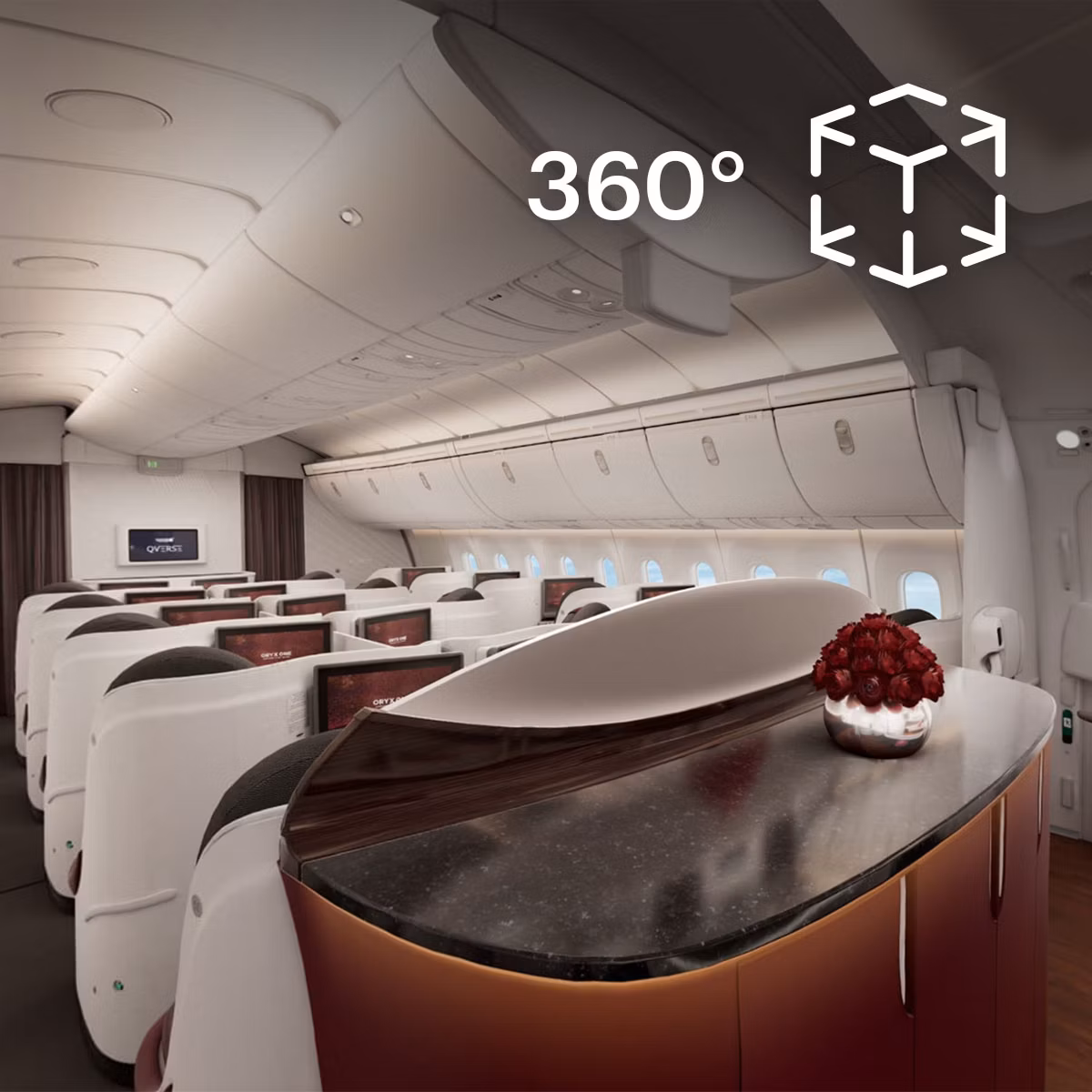 Qatar Airways 787 Interior