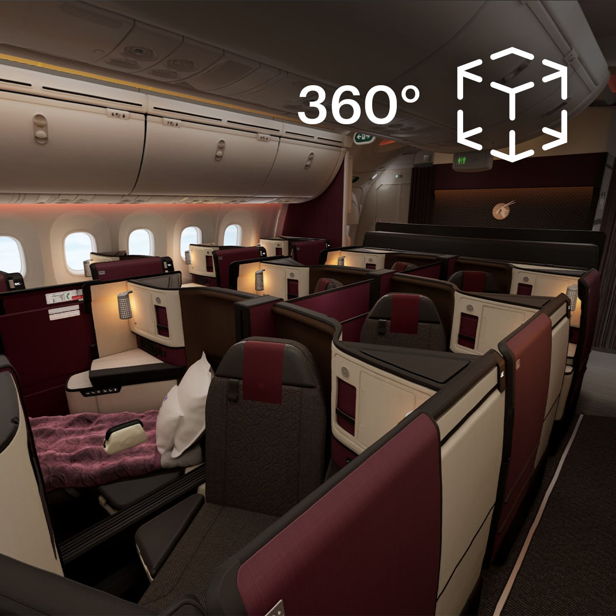 Qatar Airways Apresenta A Nova Classe Executiva Do Boeing 7879